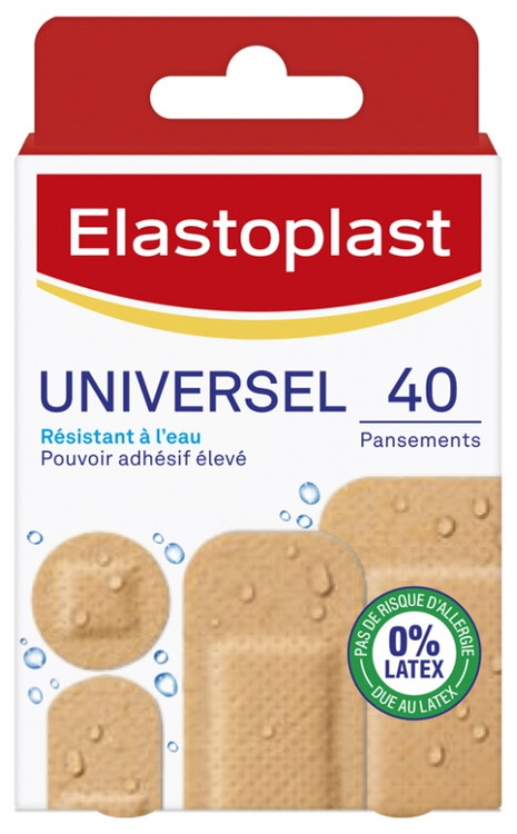 Elastoplast Universal Plaster 40 Plasters 4 Sizes - Steych