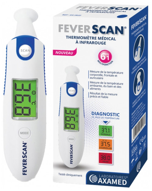Feverscan 6in1 Infrared Clinical Thermometer - Colour: Blue - Steych