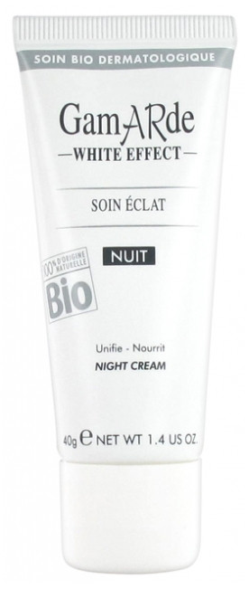 Gamarde Organic White Effect Radiance Night Cream 40g - Steych