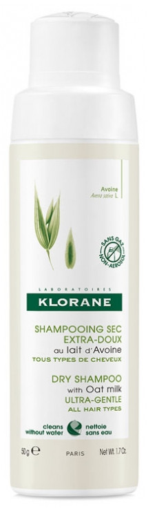 Klorane Ultra-Gentle Dry Shampoo with Oat Milk Powder 50g - Steych