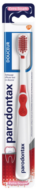 Parodontax Extra Supple Softness Toothbrush - Colour: Red - Steych