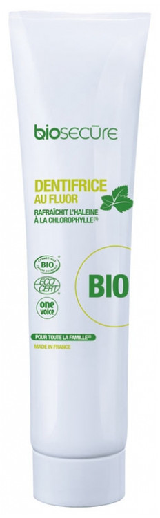 Biosecure Toothpaste with Fluorine Organic 75ml - Steych