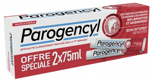 Parogencyl Intensive Gum Care Toothpaste 2 x 75 ml - Steych