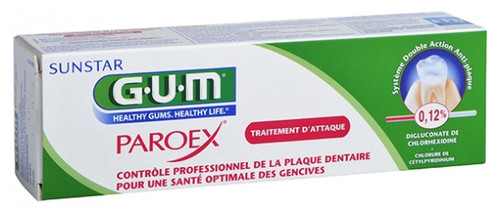 GUM Paroex Toothpaste Gel 75ml - Steych