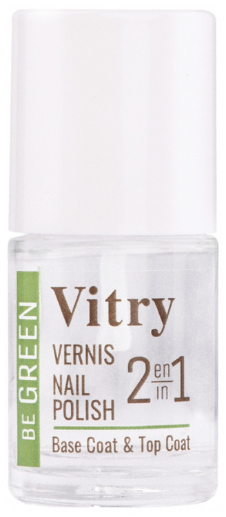 Vitry Nail Care Varnish 2in1 Base Coat and Top Coat 10ml