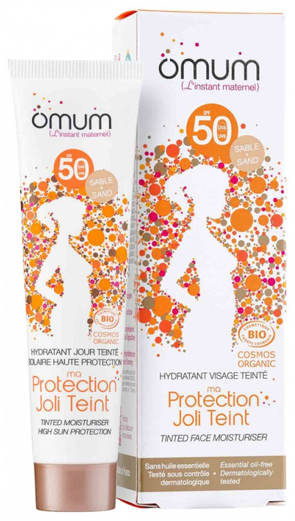 Omum Tinted Face Moisturizer SPF50 Organic 40ml - Colour: Sand - Steych