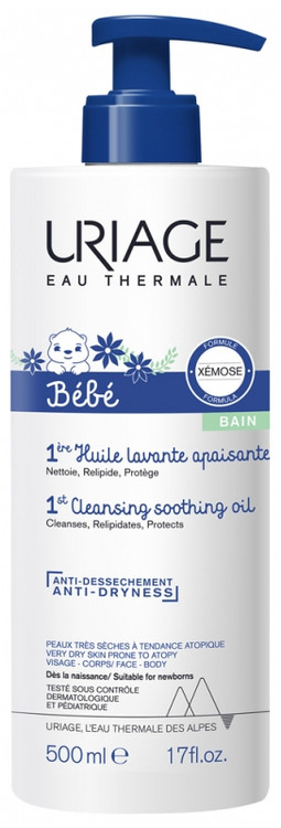 Uriage Baby 1st Cleansing Soothing Oil 500ml - Steych