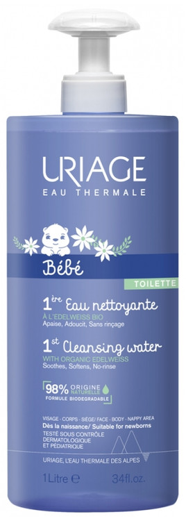 Uriage Baby 1st Cleansing Water 1L - Steych
