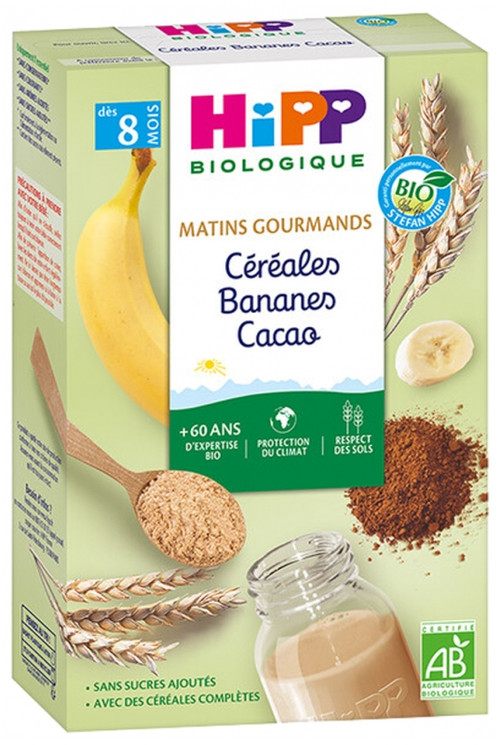 HiPP Banana Cocoa Cereals from 8 Months Organic 250g - Steych