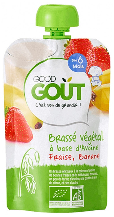 Good Goût Organic Vegetable Blend Oats Strawberry Banana From 6 Months ...