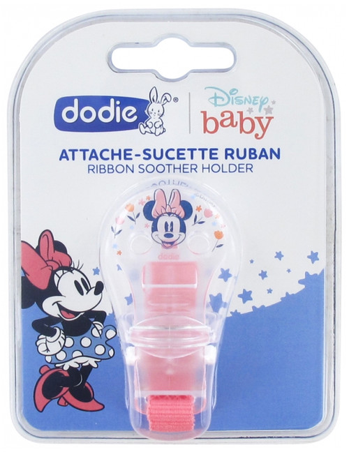 Dodie Disney Baby Ribbon Soother Clip - Model: Minnie - Steych