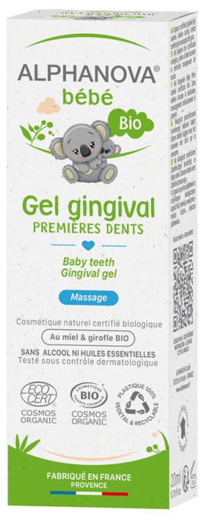 Alphanova Baby Gum Gel First Teeth Organic 20ml - Steych