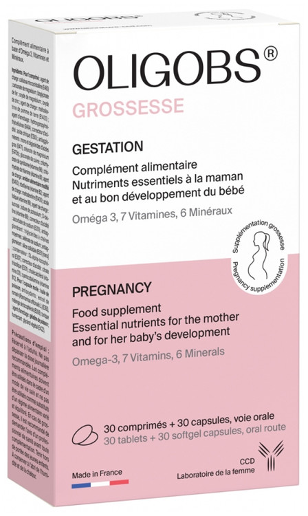 Laboratoire CCD Oligobs Pregnancy 30 Tablets + 30 Gel-Caps - Steych
