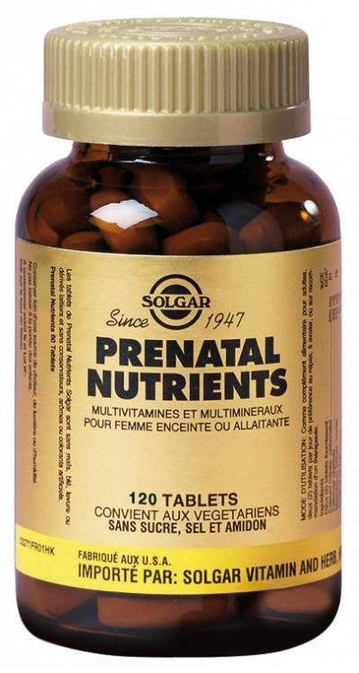 Solgar Prenatal Nutrients 120 Tablets - Steych