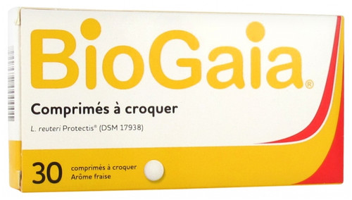 BioGaia L.Reuteri ProTectis Probiotic Strawberry Flavour 30 Chewable ...