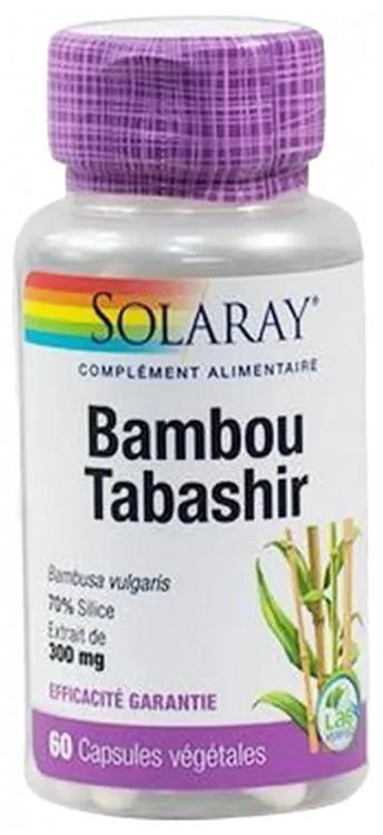 Solaray Bamboo 60 Vegetable Capsules - Steych