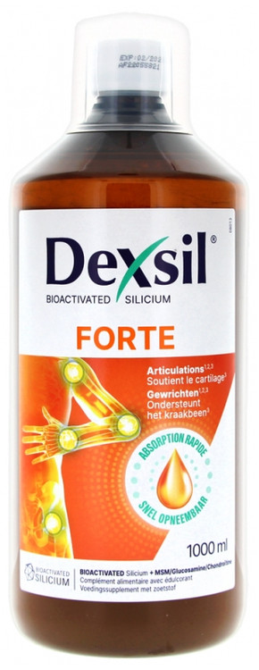 Dexsil Forte Drinkable Solution Joints + MSM Glucosamine Chondroitin 1L ...
