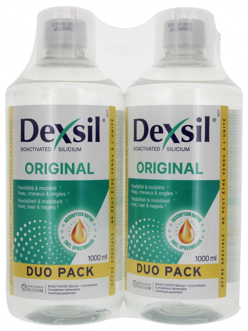 Dexsil Original Drinkable Solution Organic Silicon 2 x 1L - Steych