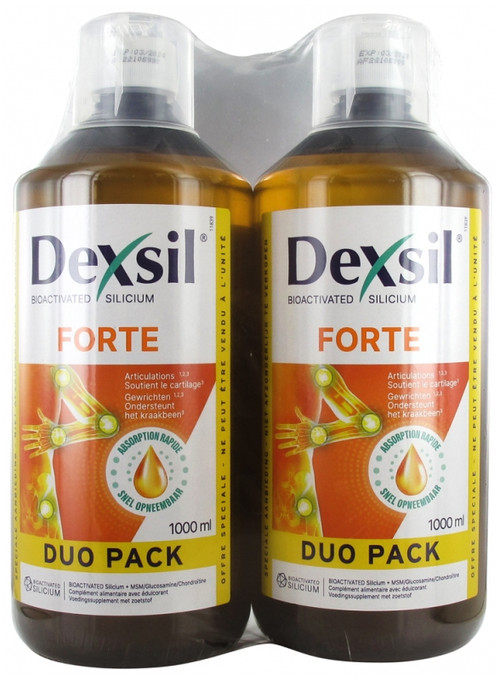 Dexsil Forte Joints + MSM Glucosamine Chondroitin Drinkable Solution 2 ...