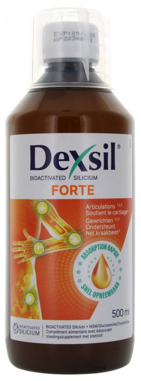 Dexsil Forte Drinkable Solution Joints + MSM Glucosamine Chondroitin ...