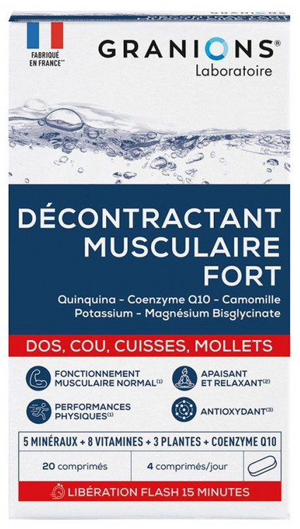 Granions Muscle Relaxer Strong 20 Tablets - Steych