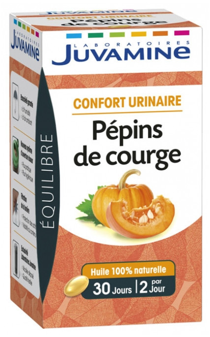 Juvamine Squash Seeds 30 Capsules - Steych