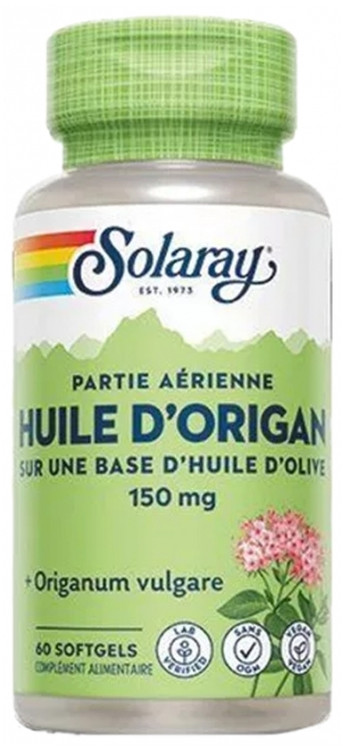 Solaray Oregano Oil 60 Capsules - Steych