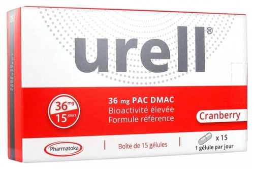 Pharmatoka Urell Cranberry 15 Capsules - Steych
