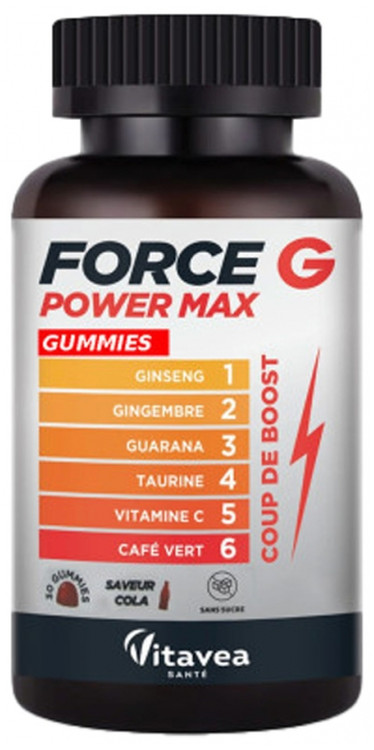 Vitavea Force G Power Max 30 Gummies - Steych