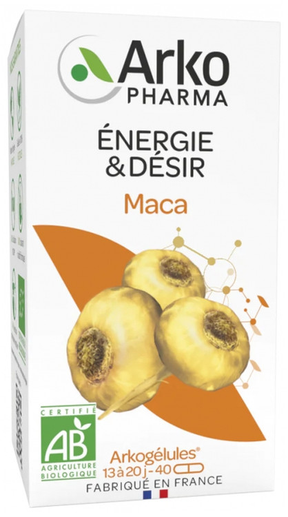Arkopharma Arkocaps Organic Maca 40 Capsules - Steych