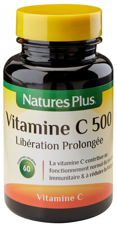 Natures Plus Vitamin C 500 Extended Release 60 Scored Tablets - Steych