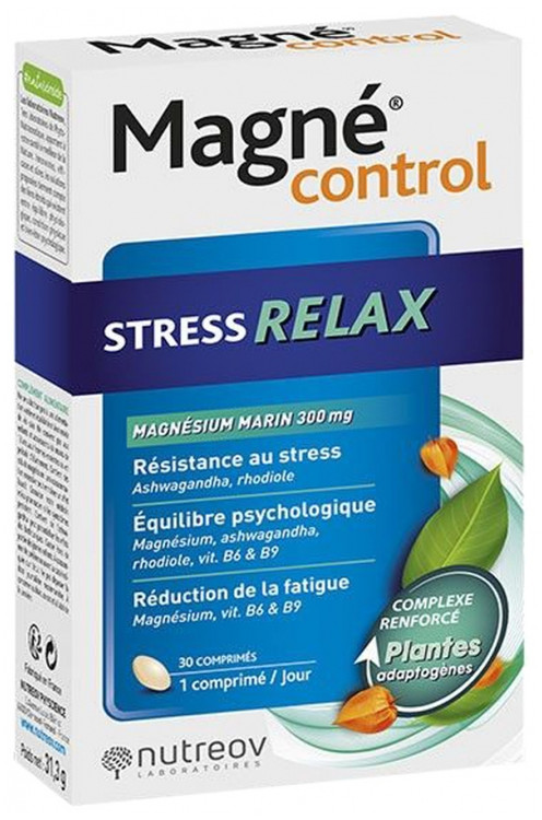 Nutreov Magné Control Stress Relax 30 Tablets - Steych
