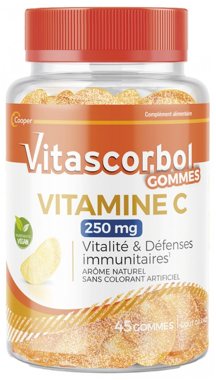 Vitascorbol Vitamin C 250mg 45 Gummies - Steych