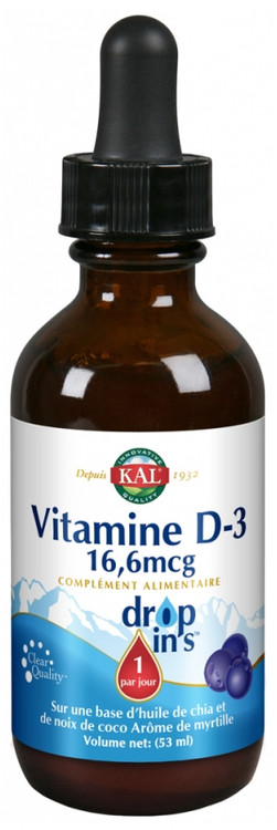 Kal Vitamin D-3 16.6mcg 53ml - Steych