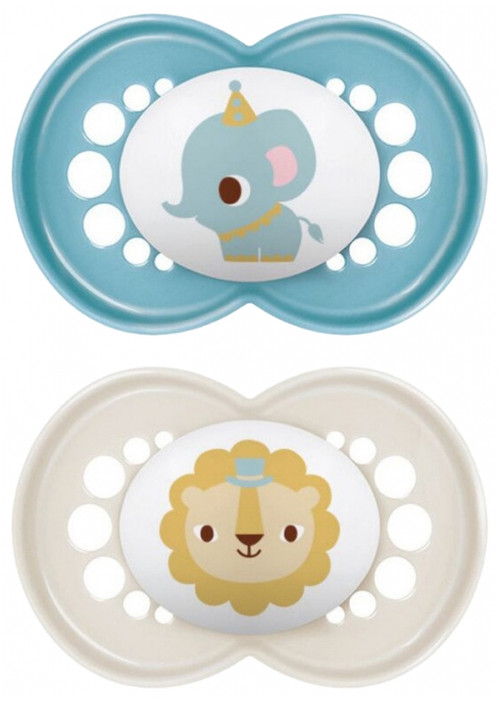 MAM 2 Soothers Original Animals 18 Months and + - Model: Elephant and ...