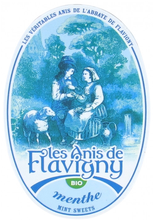 Les Anis de Flavigny Organic Mint Candies 50g - Steych