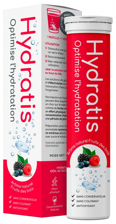 Hydratis Hydration Solution 20 Effervescent Tablets - Flavour: Forest ...