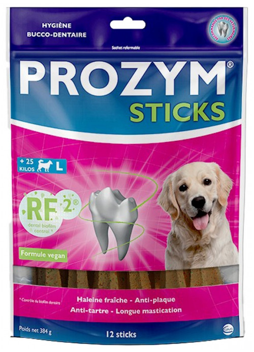 Ceva Prozym RF2 Dogs +25 kg 12 Sticks - Steych