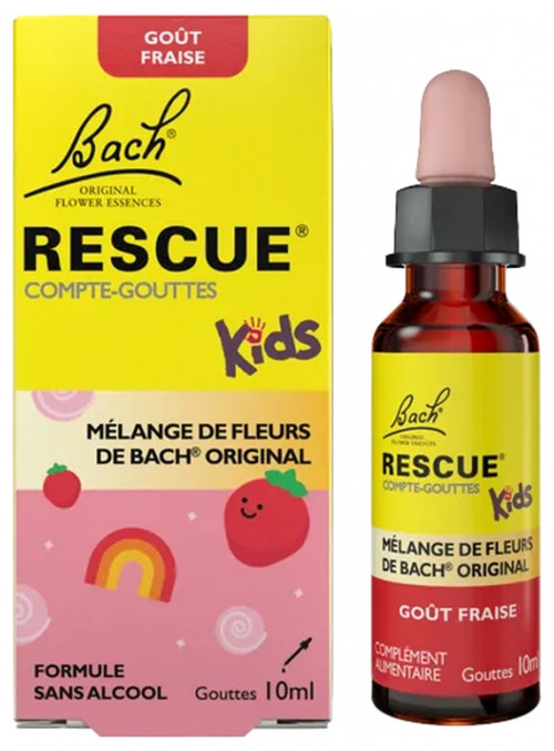 Rescue Bach Kids Strawberry Flavor Dropper 10 ml - Steych