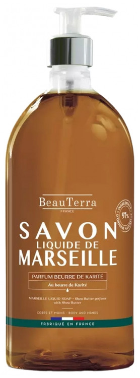BeauTerra Shea Butter Liquid Marseille Soap 1 L - Steych