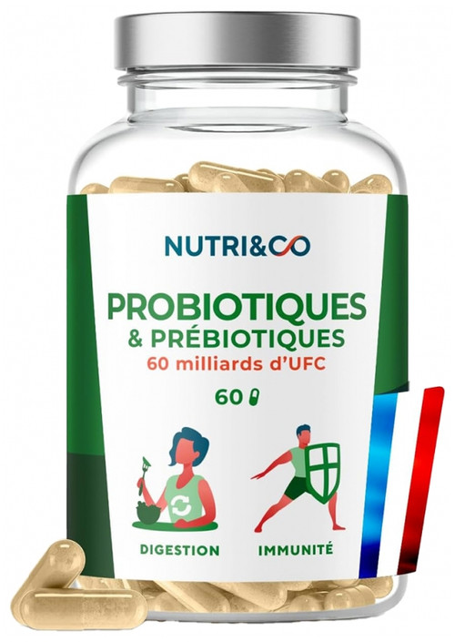 Nutri&CoNutri& Co Probiotics & Prebiotics 60 Capsules - Steych