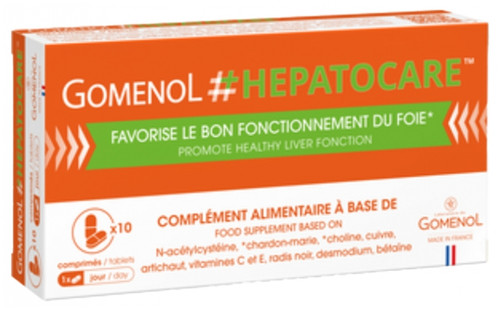 Laboratoire du Gomenol Hepatocare 10 Tablets - Steych
