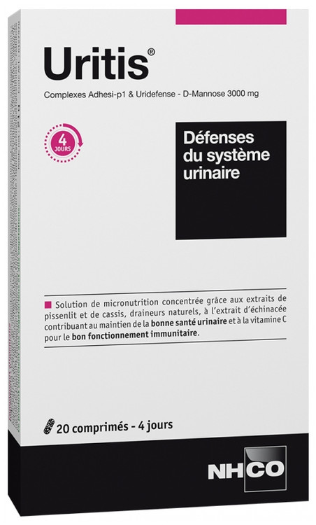 NHCO Uritis Urinary System Defenses 20 Tablets - Steych