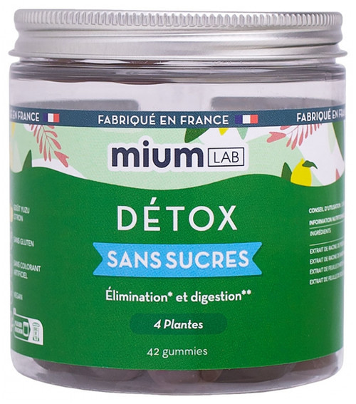 Mium Lab Detox Sugar Free 42 Gummies - Steych