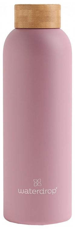 Waterdrop Thermo Steel Bottle 600 ml - Colour: Pastel Pink Matte - Steych