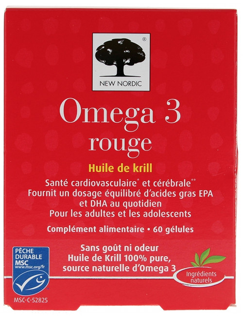 New Nordic Omega 3 Red 60 Capsules - Steych