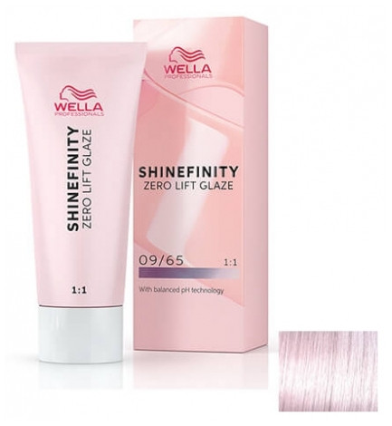 Wella Semi-Permanent Color 09/65 Pink Shimmer Shinefinity - Steych