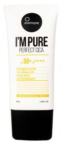 Suntique I'm Pure Perfect Cica Sun Cream SPF50+ 50 ml - Steych