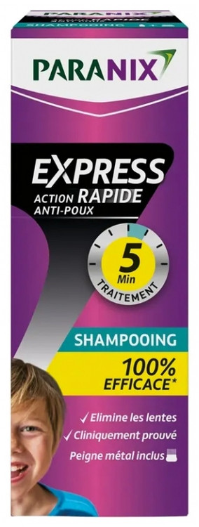 Paranix Express Fast Action 5 Minutes Anti-Lice Shampoo 200 ml - Steych