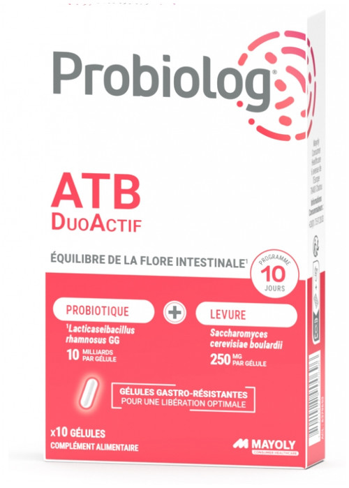 Mayoly Spindler Probiolog ATB Duo Actif 10 Capsules - Steych